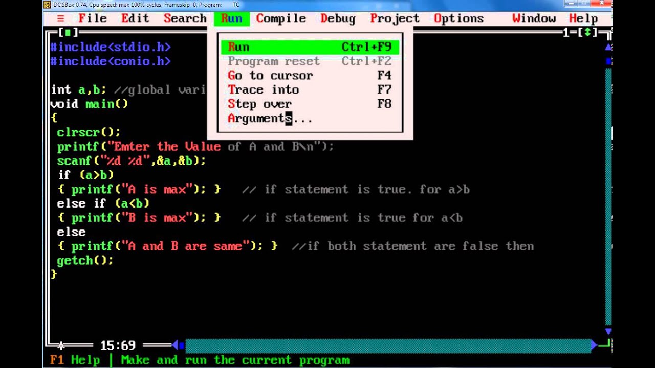 C Program Tutorial 3 If And Else If Statement Youtube
