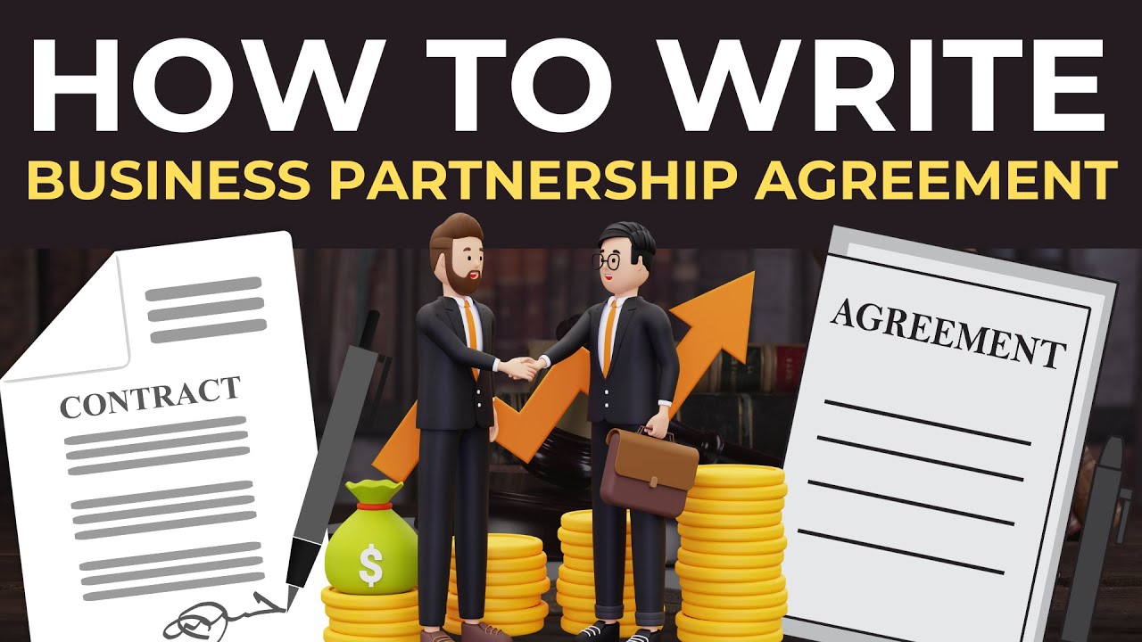 How To Write Business Partnership Agreement Step By Step Youtube
