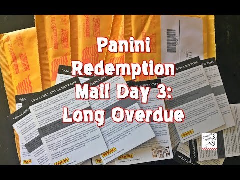 2019 Panini Redemption Mail Day 3 Long Overdue Youtube