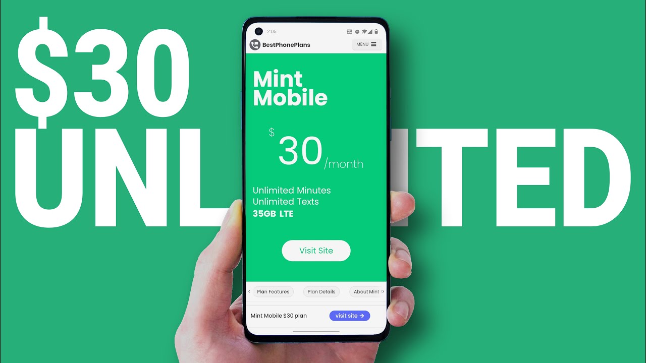 Mint Mobile S New 30 Unlimited Data Plan Explained Youtube
