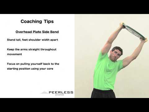 92 Overhead Plate Side Bend Youtube