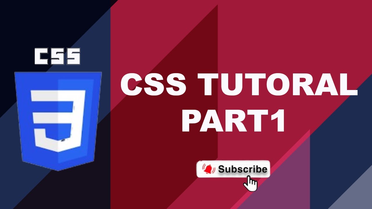 Css Tutorial Part 1 Youtube