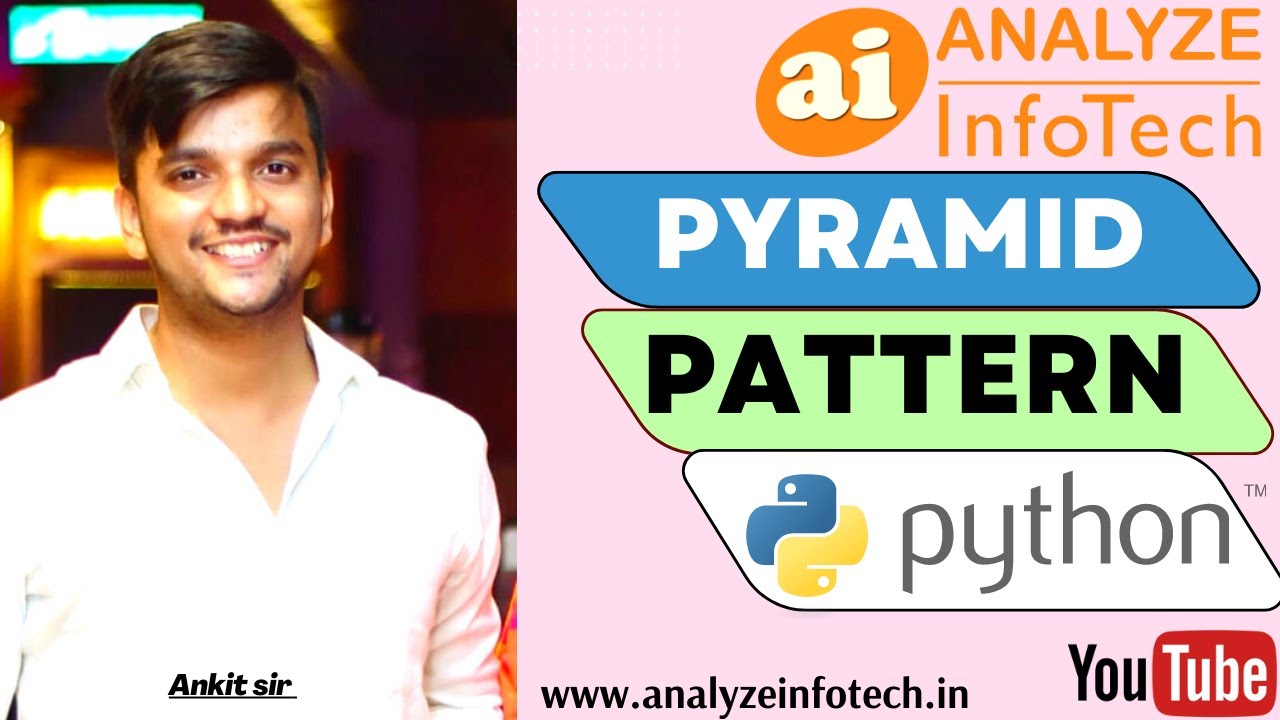 Pyramid Pattern In Python Pattern Programs Analyze Infotech Youtube