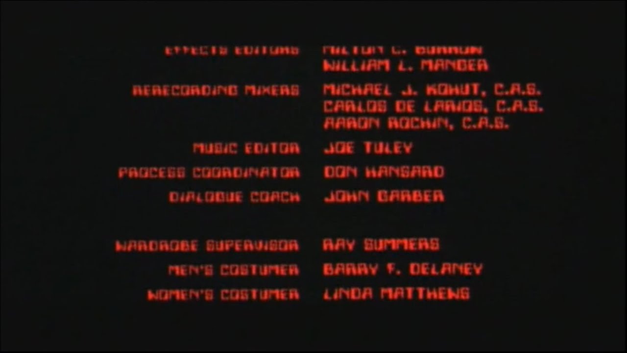 Wargames 1983 End Credits Mgm 2023 Youtube