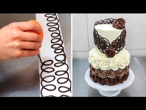 Chocolate Decoration Cake Decorando Con Chocolate By Cakes Stepbystep