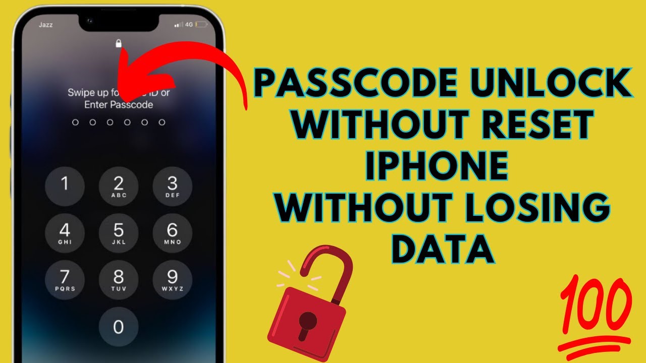 Every Iphone Passcode Unlock Without Reset Or Losing Any Data No
