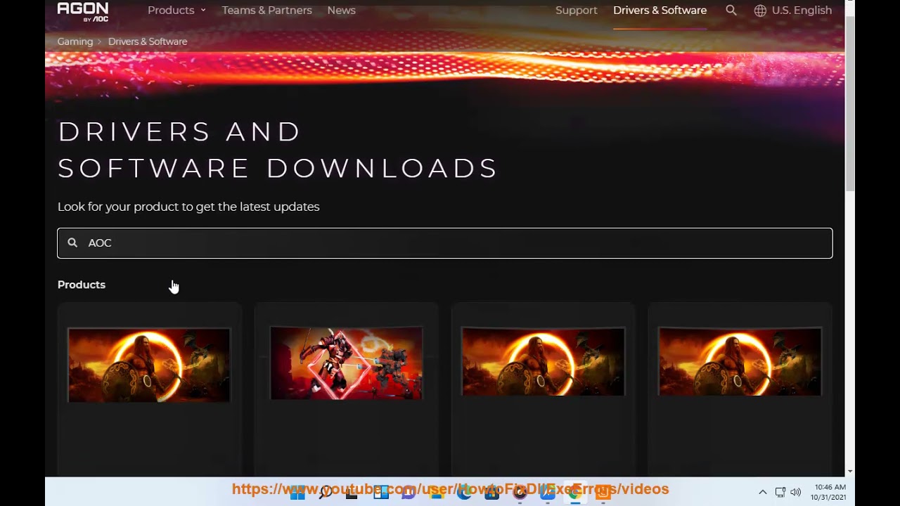 Download Install Aoc Monitor Driver For Windows Youtube