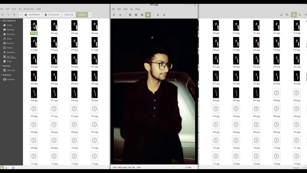 3d Image Rotation Python Opencv Youtube
