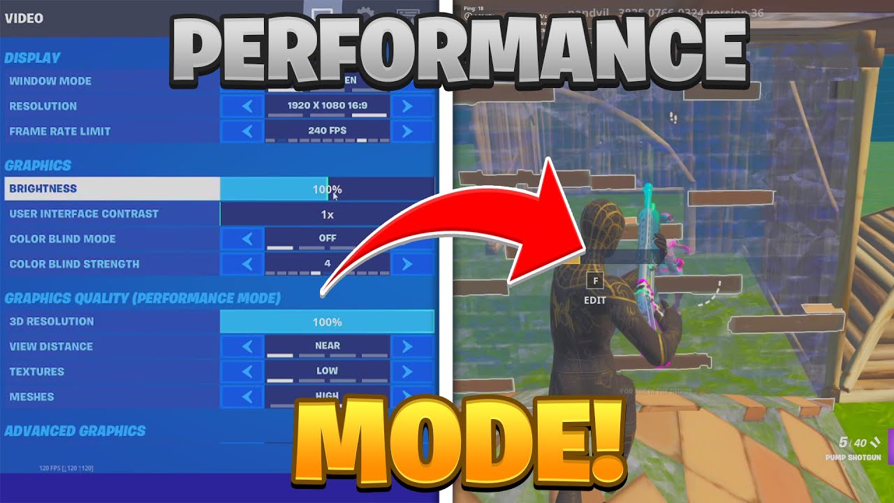 How To Get Performance Mode On Console Xbox Ps4 Pc Ps5 Switch