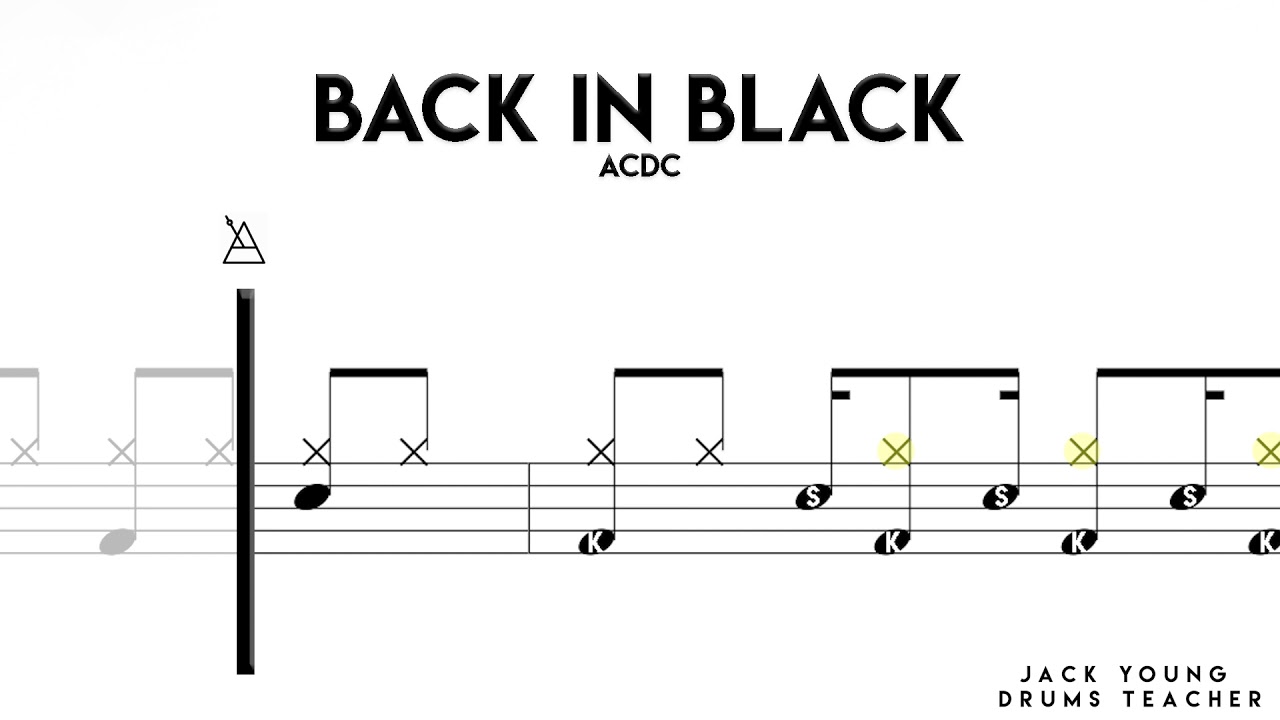 Drum Back In Black At Jill Deleon Blog