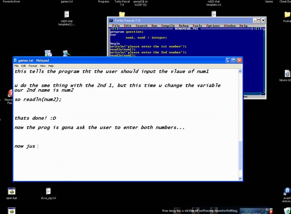 Pascal Lesson 3 Youtube
