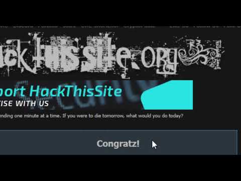 Hackthissite Basic Missions Level 3 Hint Url Youtube