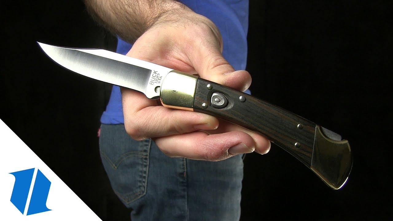 Buck 110 Automatic Knife Overview Youtube