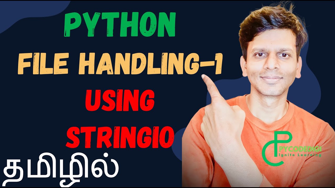 Python File Handling In Tamil Part 1 Read Data From String Python