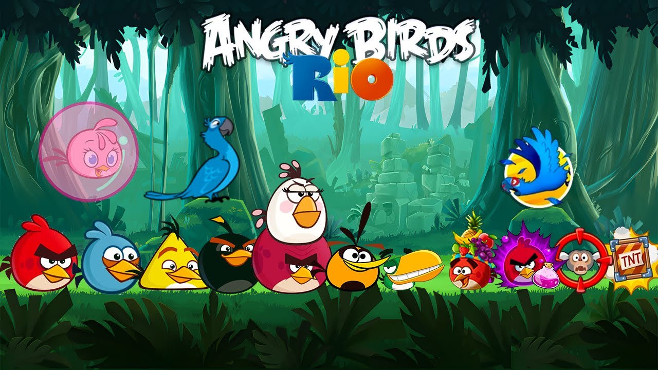 Angry Birds Rio Characters