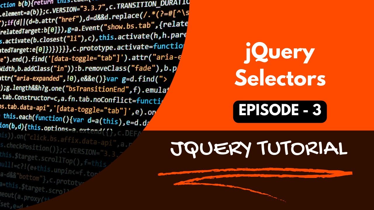 Tutorial On Jquery Selector Jquery Tutorial For Beginners