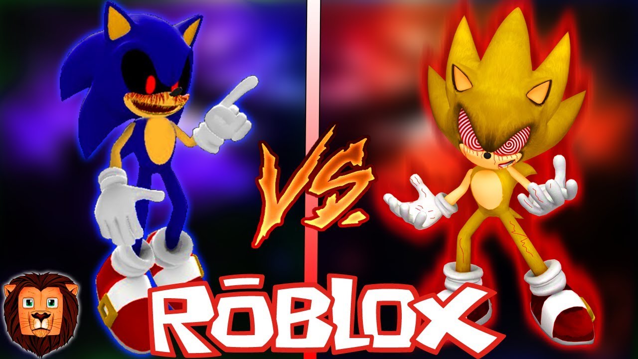 Sonic Exe Vs Super Sonic Exe En Roblox Batalla Epica De Personajes En