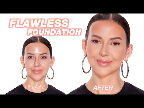 Flawless Full Coverage Foundation Tutorial Youtube