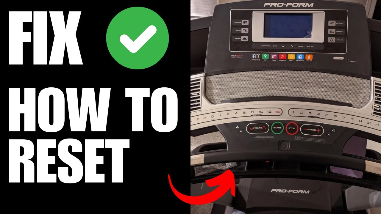 Proform 2000 Not Working How To Reset Youtube