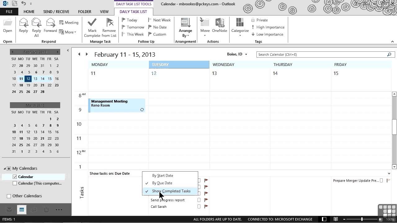 Microsoft Outlook Calendar Tutorial