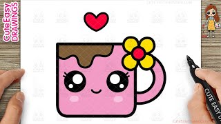 How To Draw Cute Choco Chip Cookies Easy Step By Step Drawing For