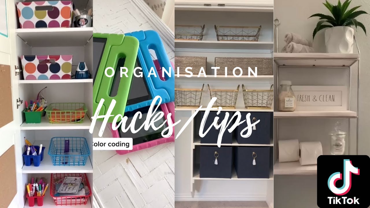 Organizing Hacks Tips Tik Tok Compilation Come Organise With Me Youtube