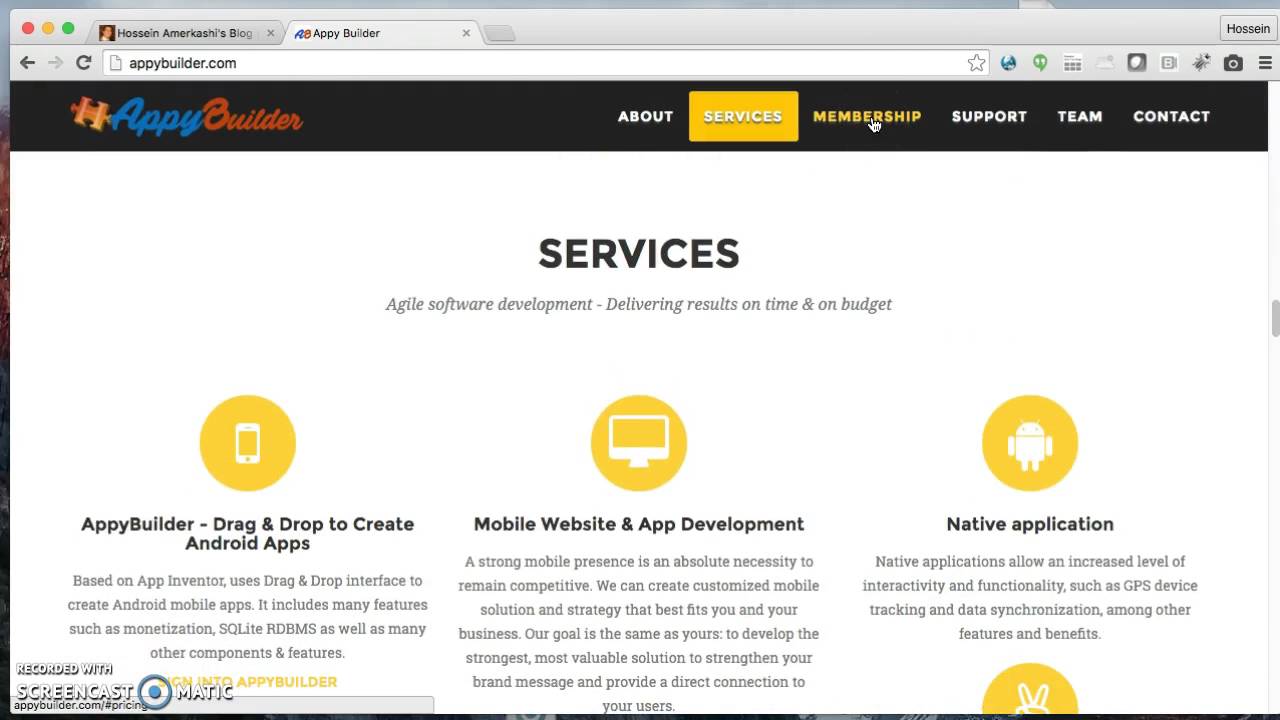 Appybuilder Drag And Drop To Develop Android Mobile Apps Youtube
