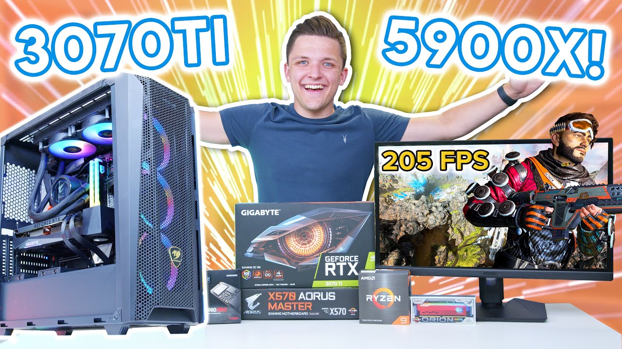 The Ultimate 2021 Gaming Pc Build Ryzen 9 Rtx 3070ti X570 Build