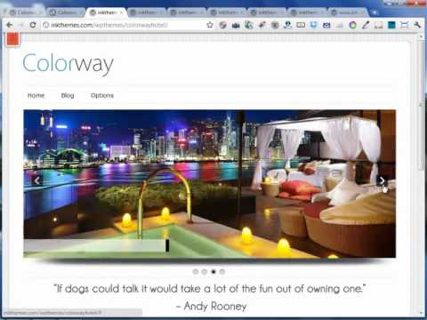 Demo Of Colorway Premium Wordpress Theme By Inkthemes Youtube