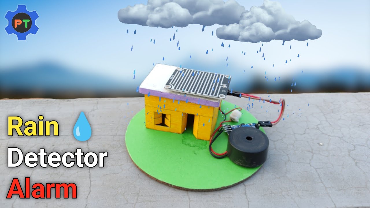 Rain Detector Alarm ôøê å Science Project Inspire Award Project Youtube