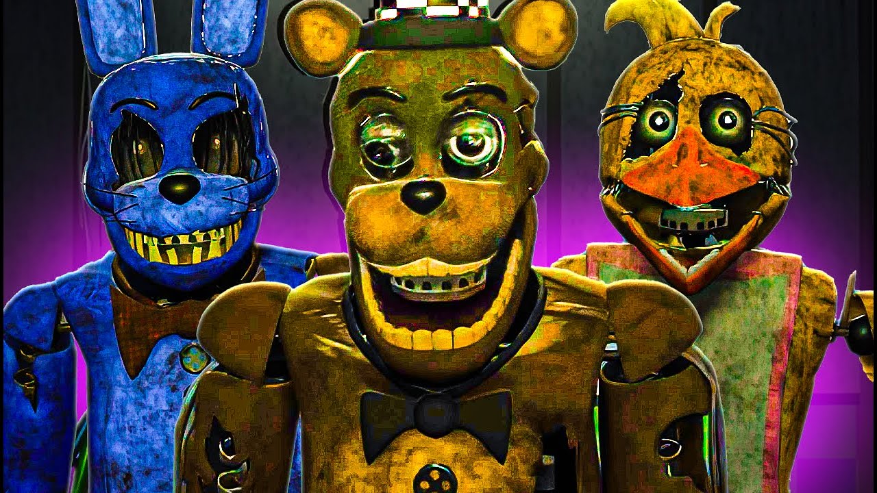 New Withered Animatronics In Roblox Fnaf 2 Tna Youtube