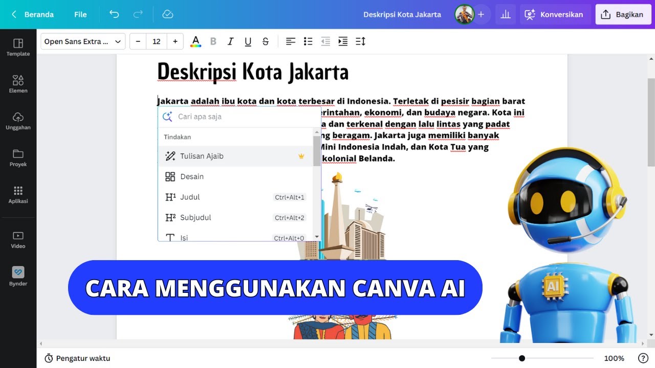 Cara Menggunakan Canva Ai Youtube