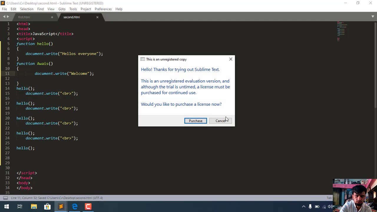 Functions In Javascript Youtube