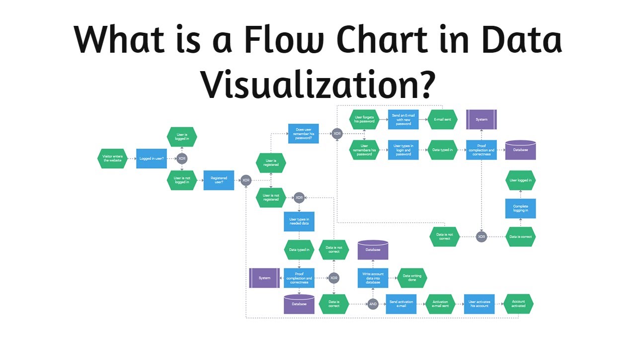 Data Visualization Flowchart Infographic Elements Data Visualization