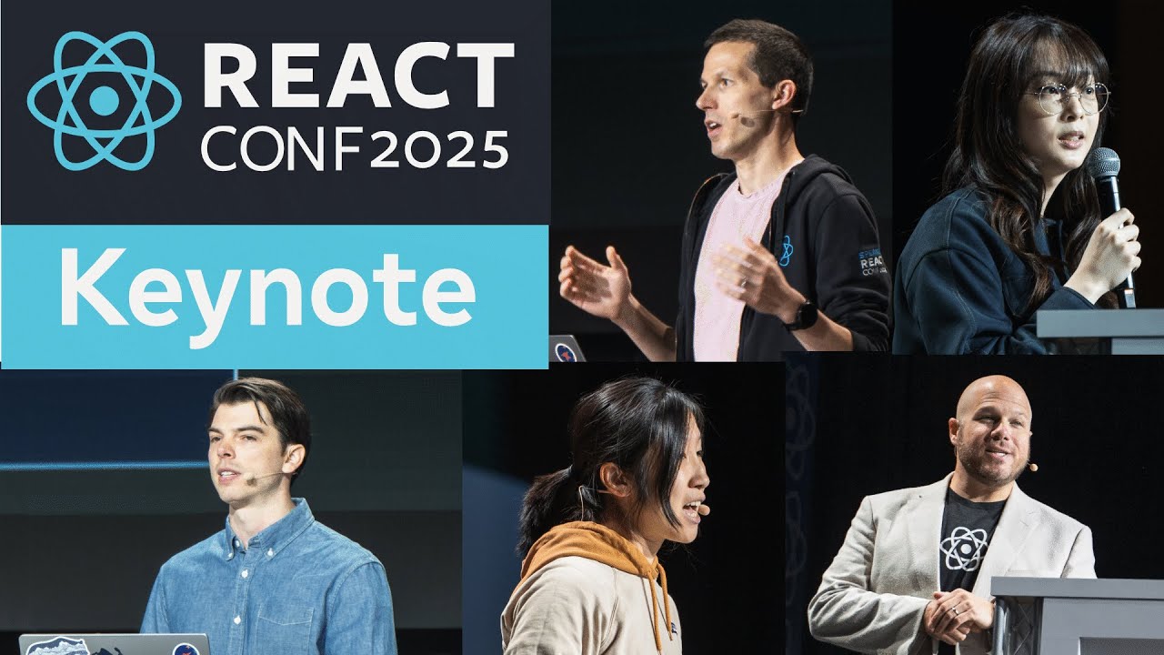 React Conf 2025 Keynote Youtube