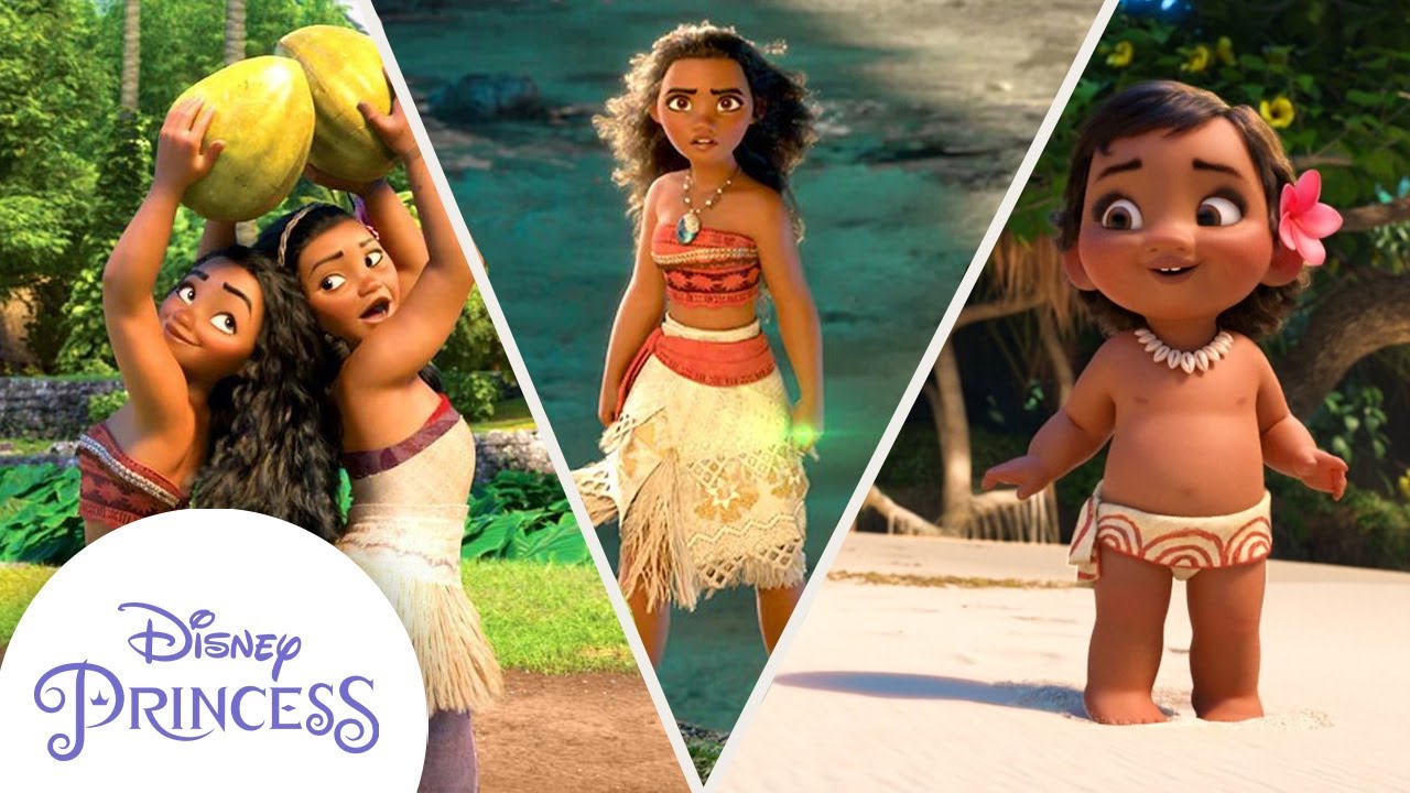 The Journey Of Moana Disney Princess Youtube