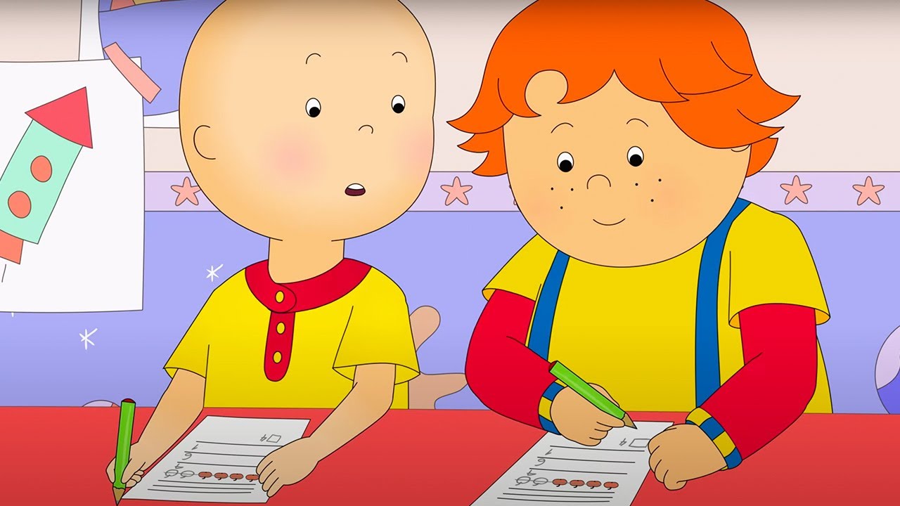 Homework Caillou Cartoon Youtube