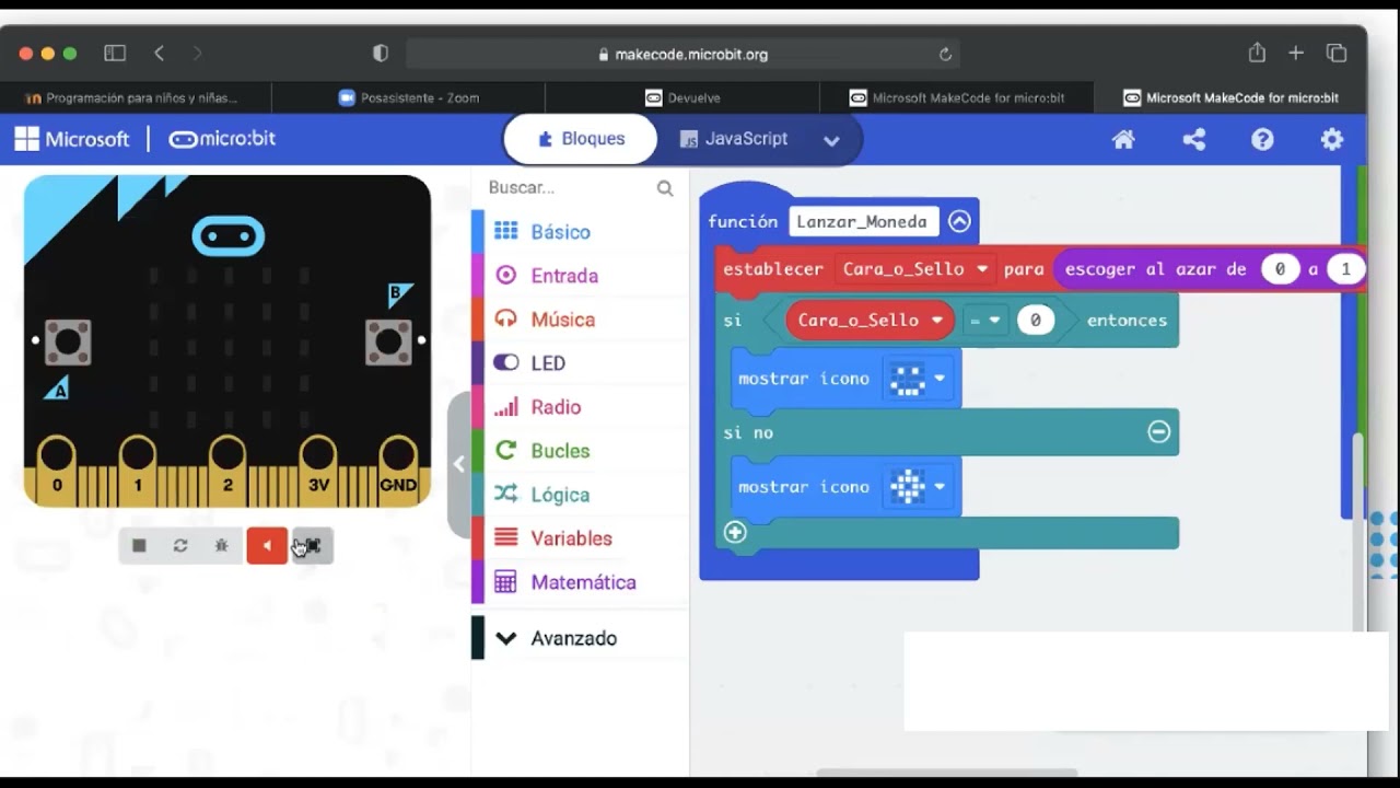 Funciones En Makecode Ejercicios Youtube