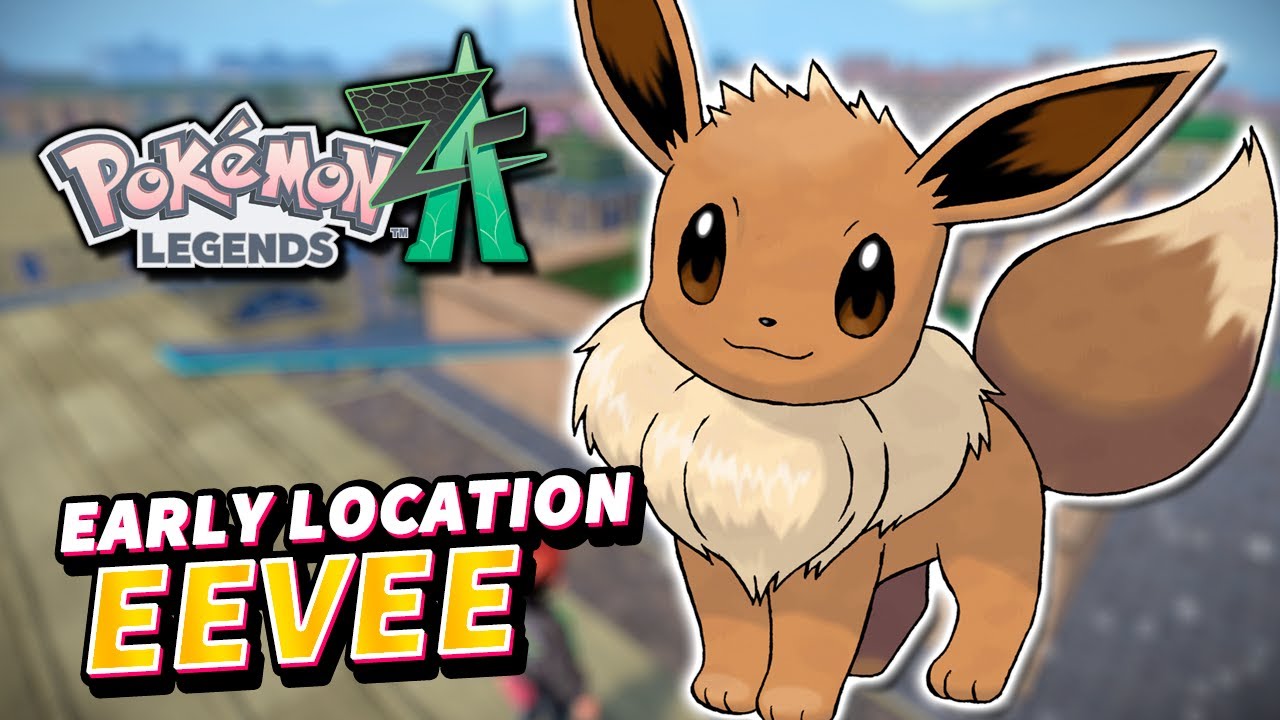 Pokemon Legends Z A Eevee Location Early Location Youtube