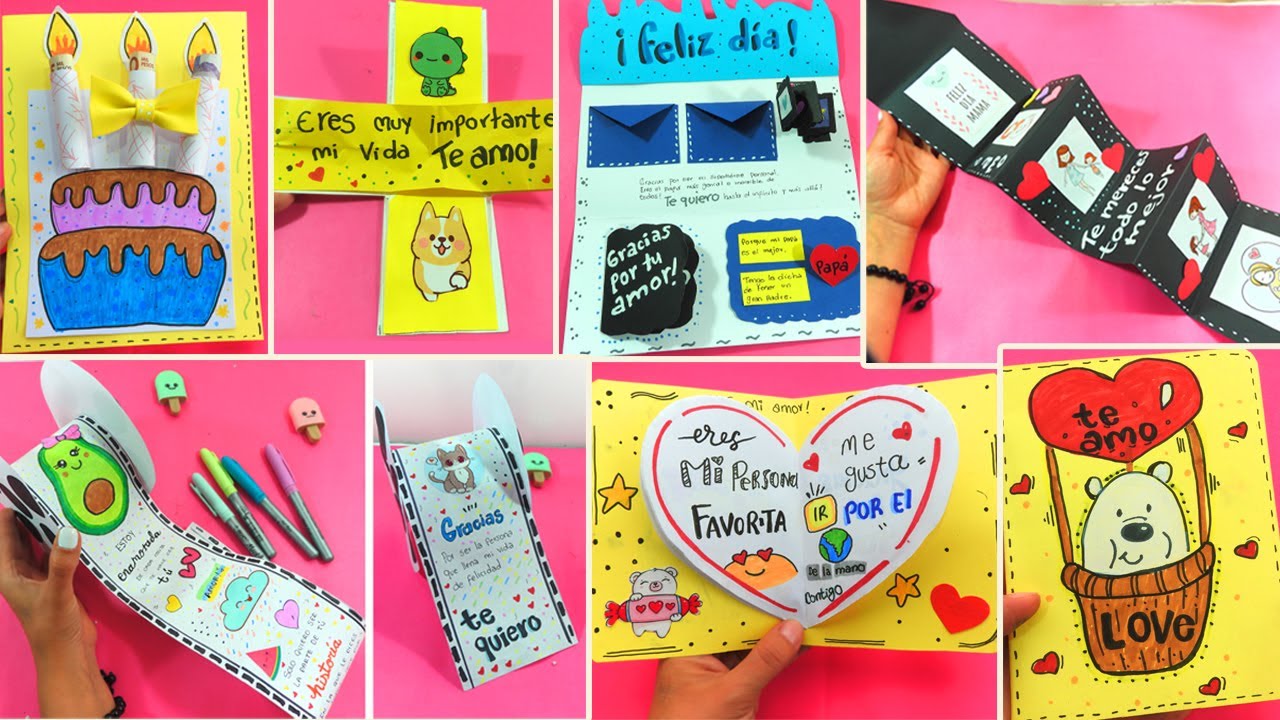 7 Ideas De Tarjetas Creativas Hechas A Mano ёяшн Youtube