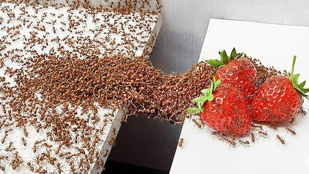 1000 Ants Vs An Obstacle Course