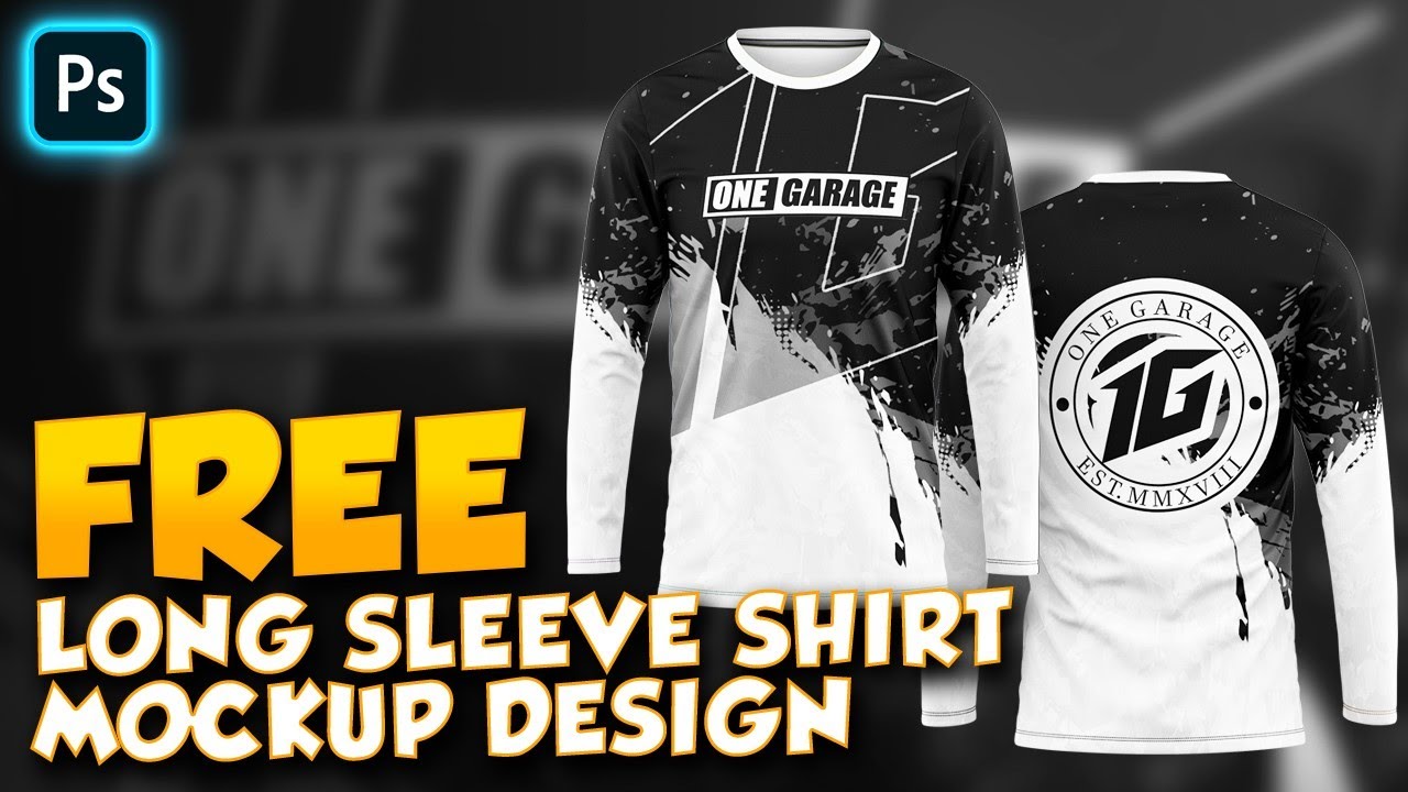 Free Long Sleeve Shirt Mockup Design Free Tshirt Mockup Psd Youtube
