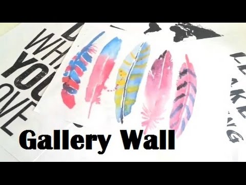 Diy Gallery Wall Youtube