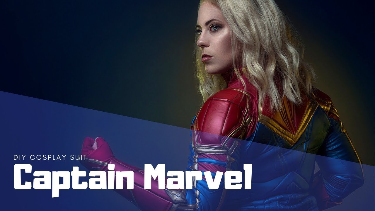 Diy Captain Marvel Suit Mcu Youtube