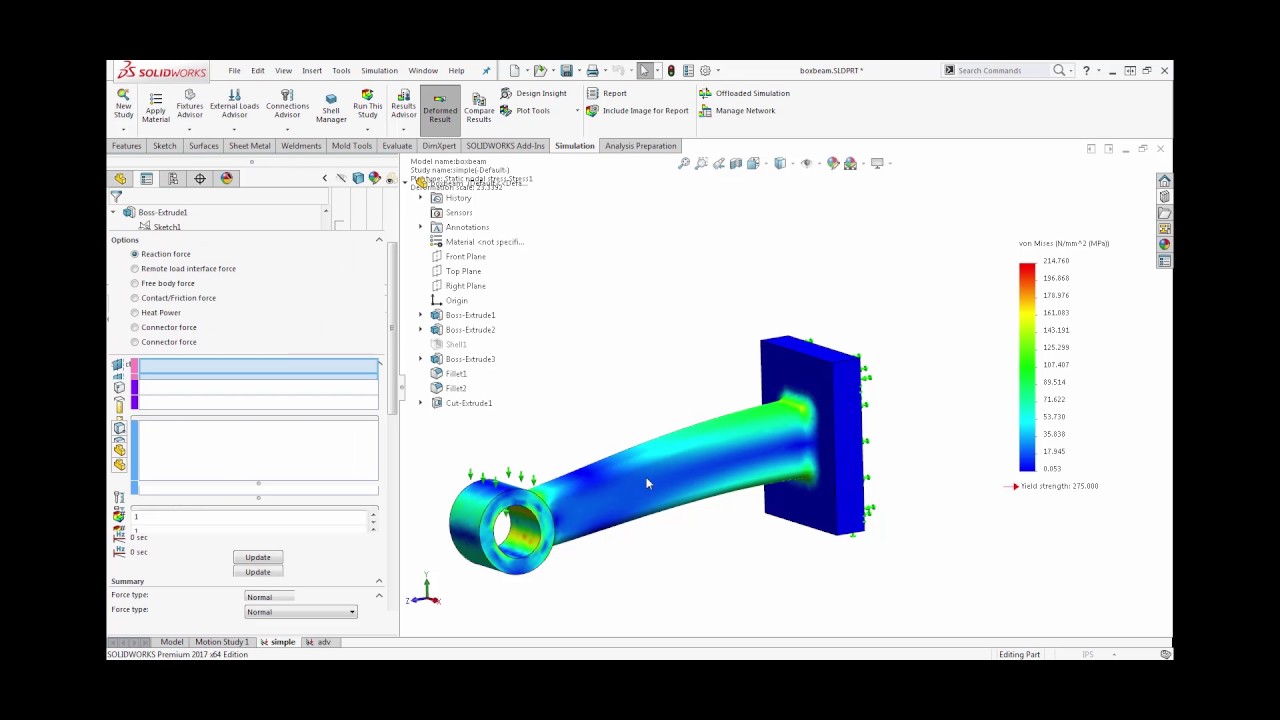 Solidworks Simulation Quick Tip Prescribed Displacements Part 1