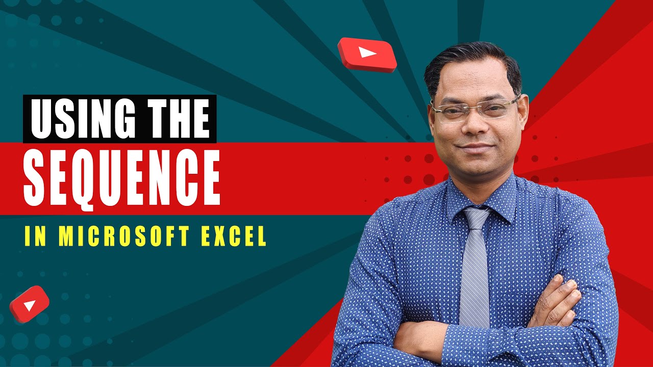 Sequence In Microsoft Excel Youtube