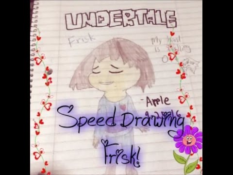 Speed Draw 10 Undertale Frisk Youtube