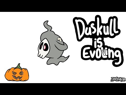 Duskull Is Evolving Illustrator Animations Youtube