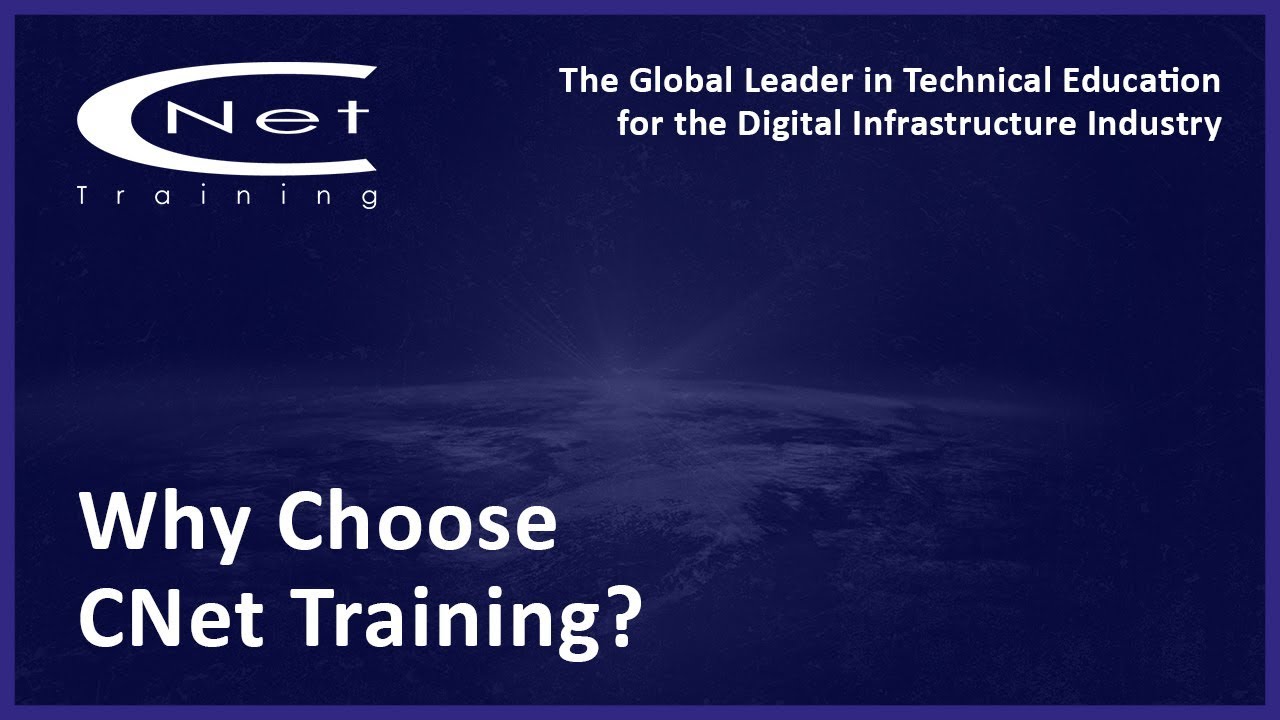 Why Choose Cnet Training Youtube