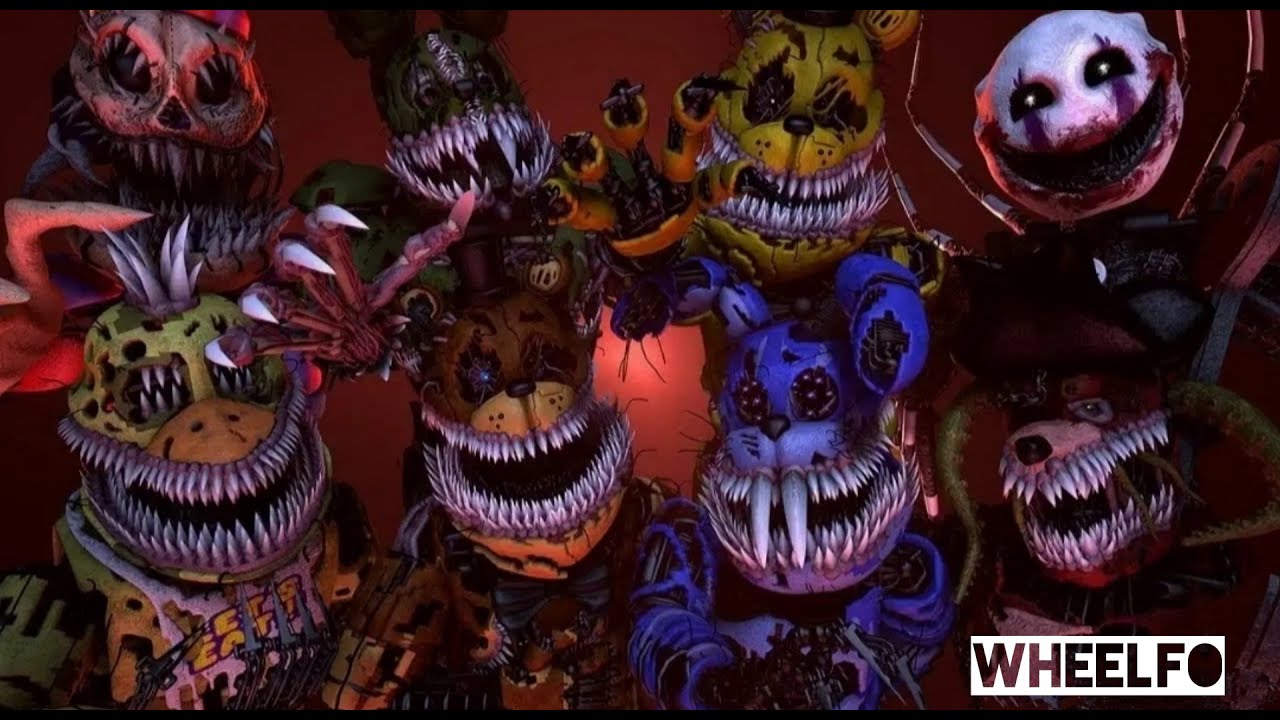 Fnaf Ar Corrupted Animatronics Jumpscare Workshop Animations Youtube